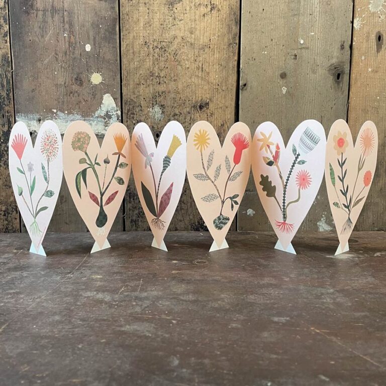 Heart Concertina Card - Tinsmiths