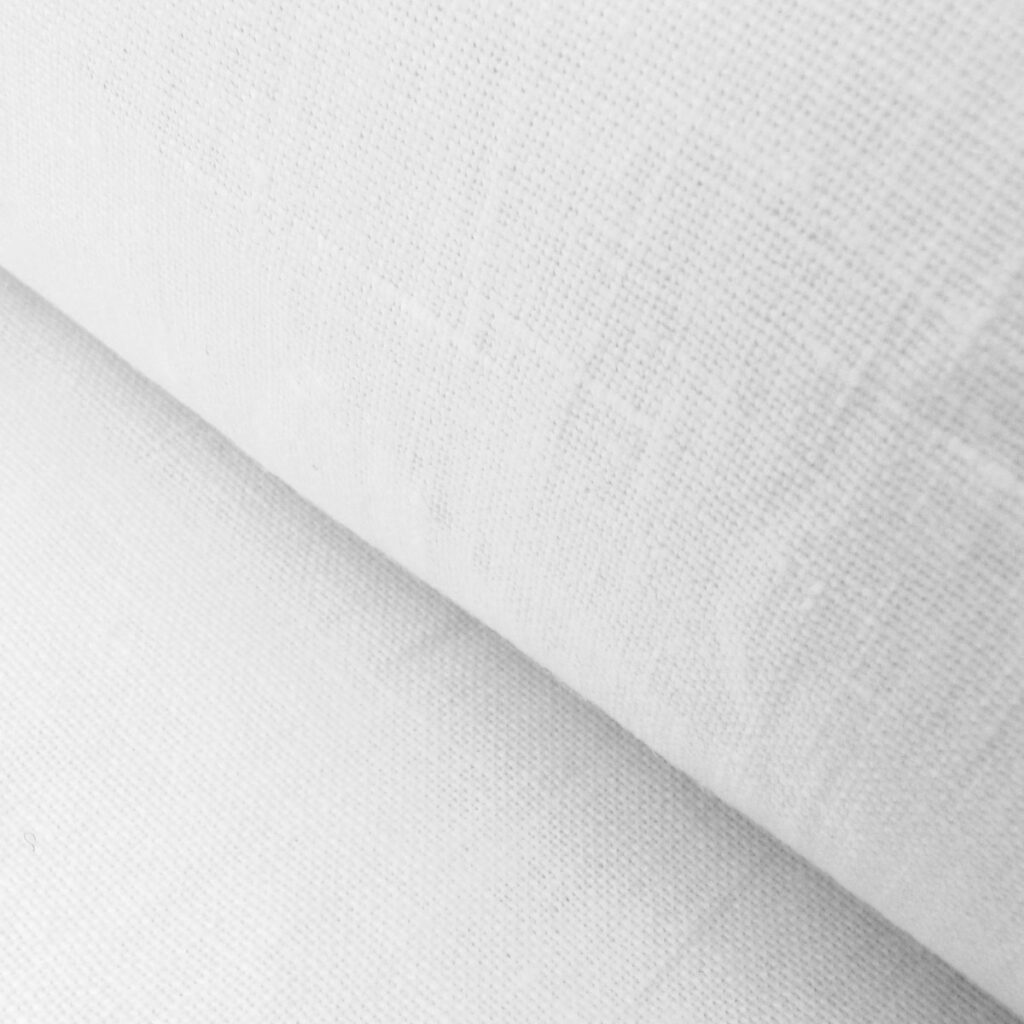 Linen Fabric White - Tinsmiths