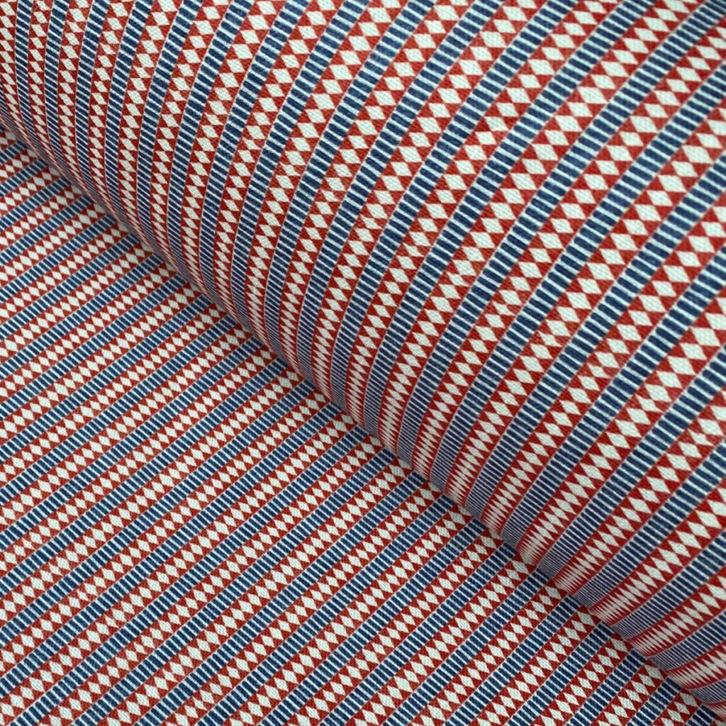 Mexica Stripe Red & Indigo - Tinsmiths